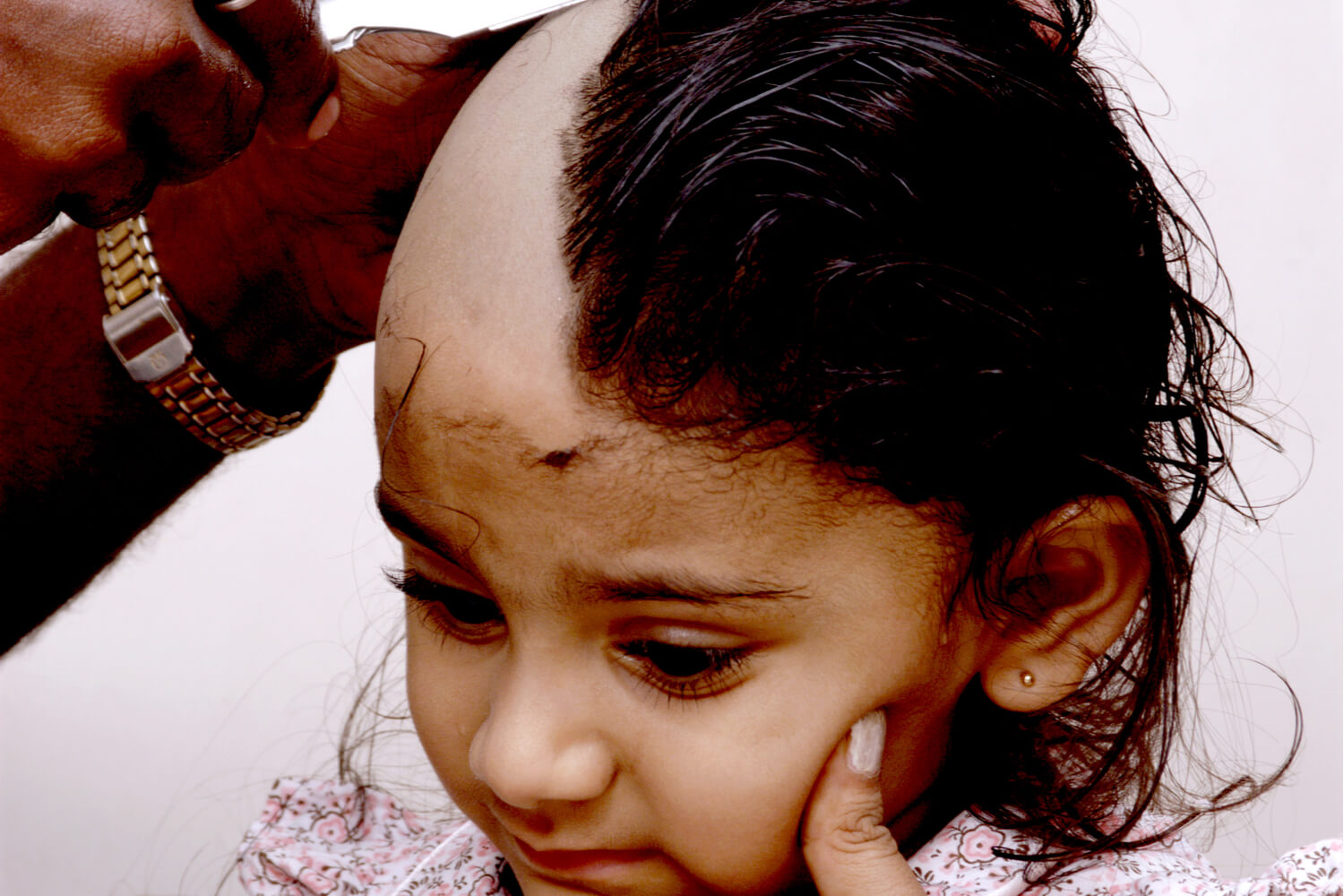 Mundan Or Head Tonsuring Ceremony Being The Parent