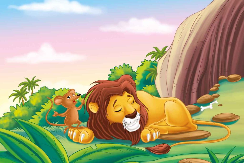 The Lion and The Mouse Story With Moral For Kids