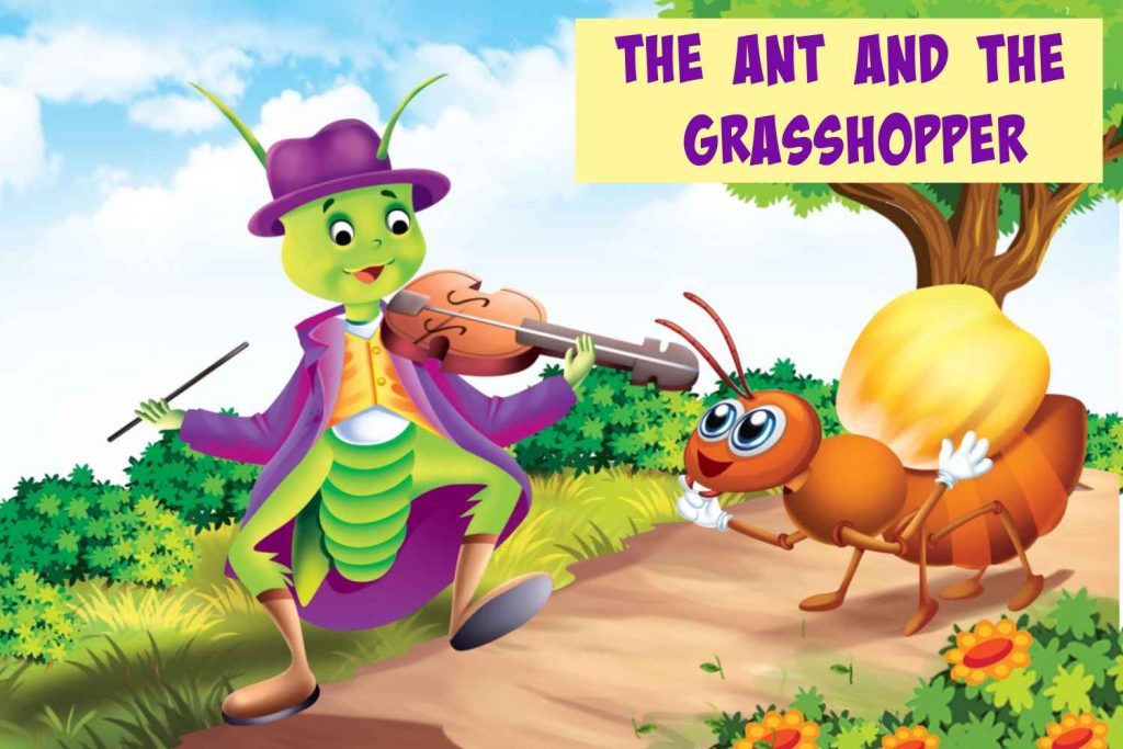 The Ant and The Grasshopper Story With Moral